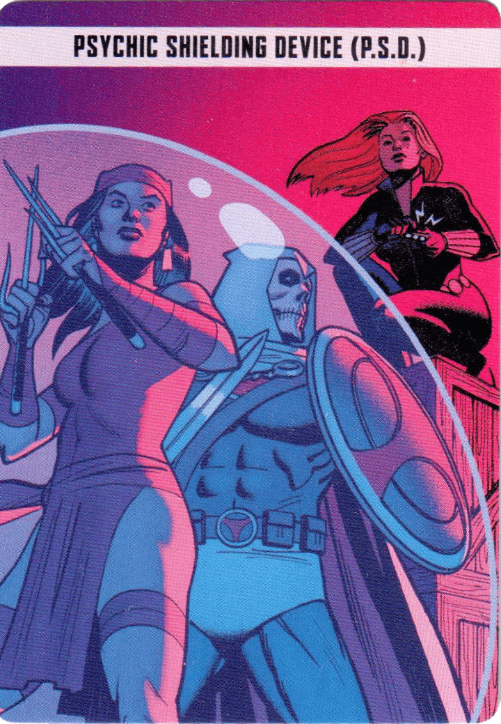 Jarvis' Protocol — Psychic Shielding Device (P.S.D.) Team Tactics card